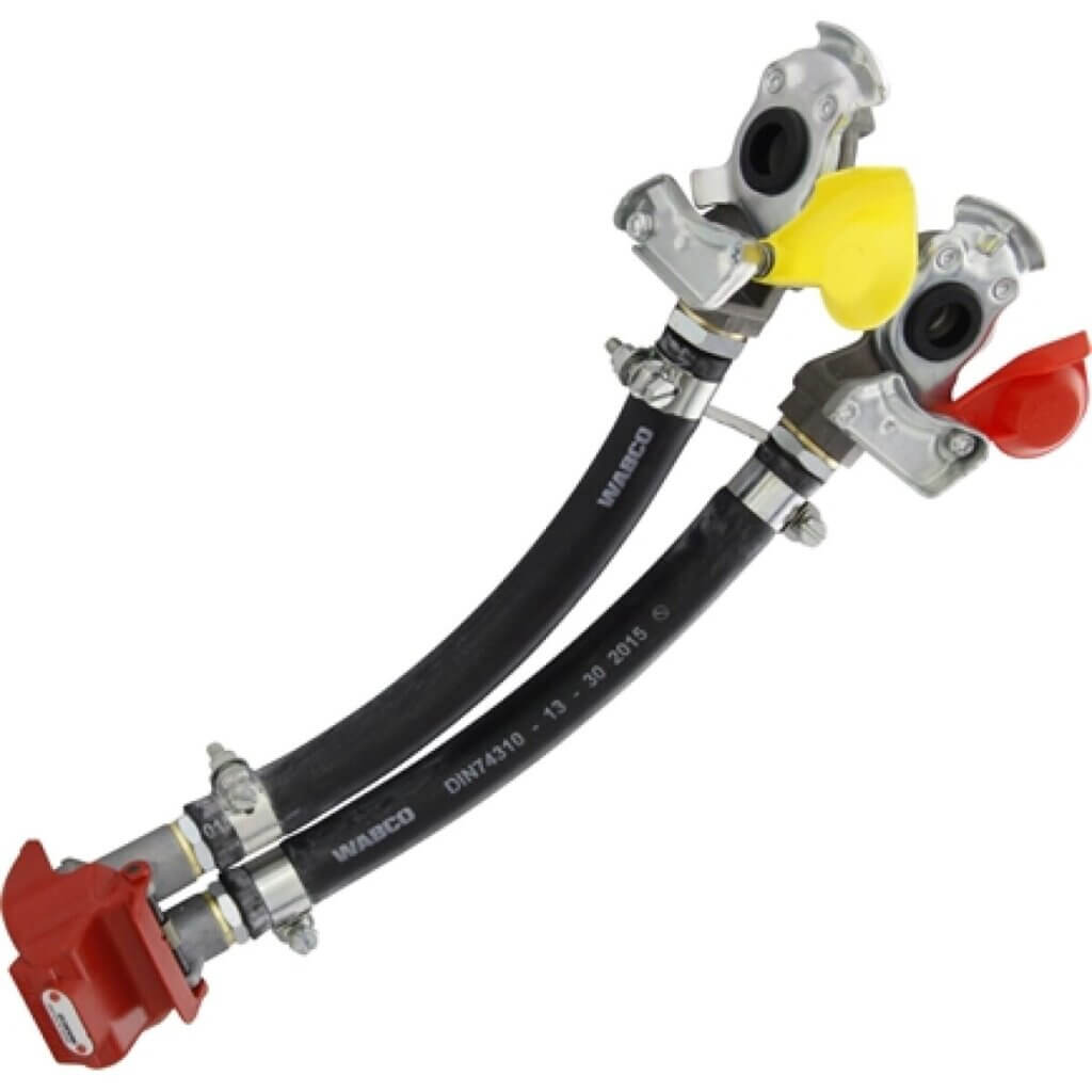 Duo matic (male) adapter with hoses, duomatic with valve, air hose ...